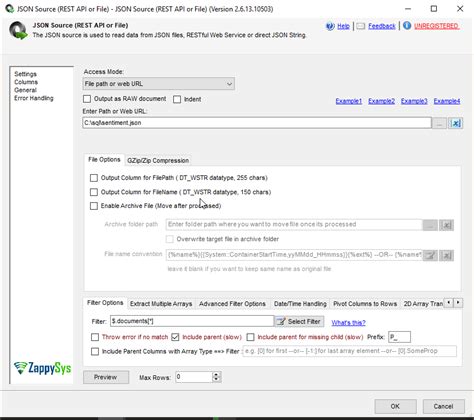 Sentiment Analysis In Ssis Using Azure Ai Machine Learning Rest Api Zappysys Blog