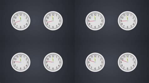 钟表走动两种形式ae模板 Ae模板下载