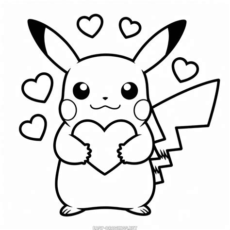 Pikachu Easy Drawings Easy Drawings