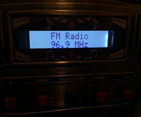 Fm Radio With Si4703 Arduino Pro Mini And 3 3v Large Lcd