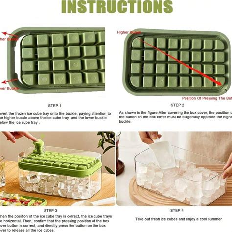 Quick Freezer Silicone Ice Mold Easy To Use Mold Perfect For Making Ice Cubes Ice Buckets