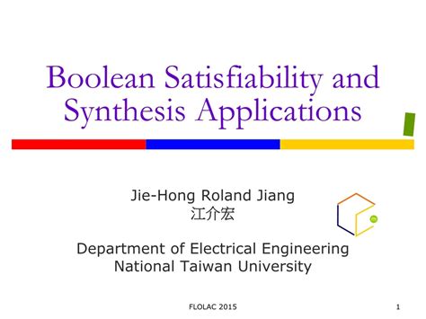 Ppt Boolean Satisfiability And Synthesis Applications Powerpoint