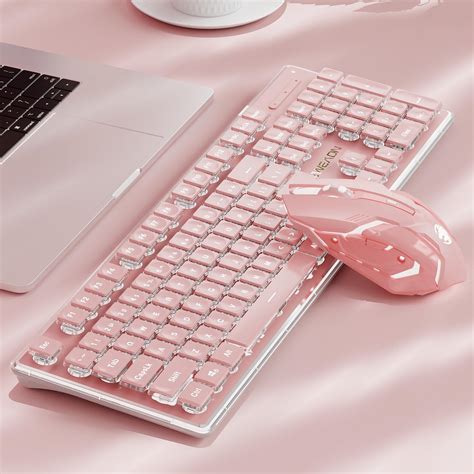 Seunkwang V3 Wireless Keyboard And Mouse With Single Backlit Metal Panel Bluetooth
