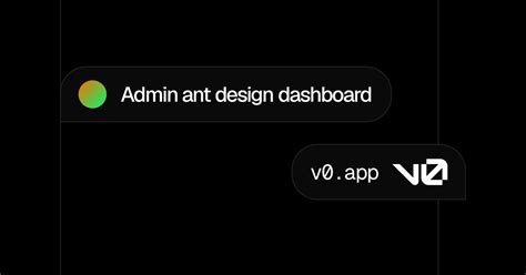 Admin Ant Design Dashboard V0 By Vercel