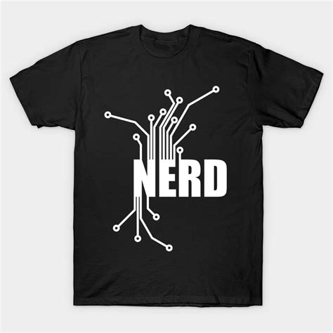 Nerd Circuit Board Computer Cpu Technology Nerd Design By Bohnenkern