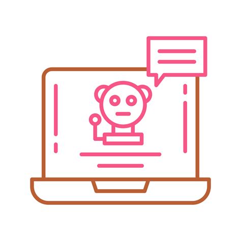 Chat Bot Vector Icon 21424853 Vector Art At Vecteezy
