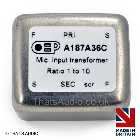 Microphone Input Transformer A187a36c Oep