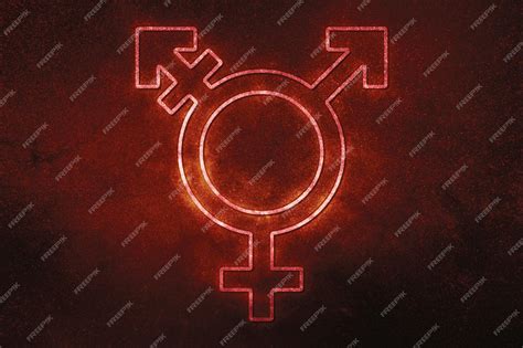 Premium Photo Transgender Symbol Combining Gender Symbol