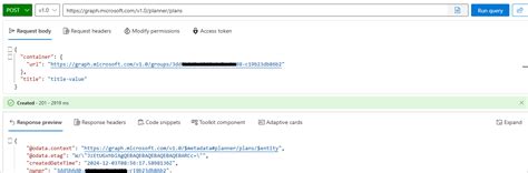 Planner Create Api With Group Id Is Not Working Microsoft Qanda