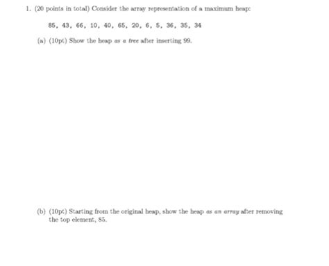 Solved Points In Total Consider The Array Chegg
