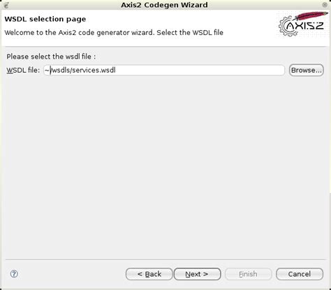 Code Generator Wizard Guide For Eclipse Plug In Apache Axis2