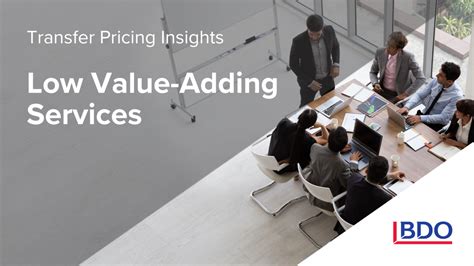 Low Value Adding Services