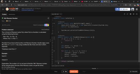 Aditya Ranjan On Linkedin Ninjaslayground Codingninjas Day2challenge Fibonaccisequence