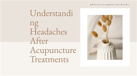 Headache After Acupuncture Understanding The Phenomenon Balance