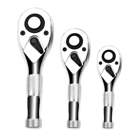 14 38 12 Inch Drive Stubby Ratchet Set 3pc Mini Ratchet Quick