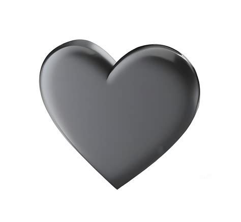 Black Heart Icon Png