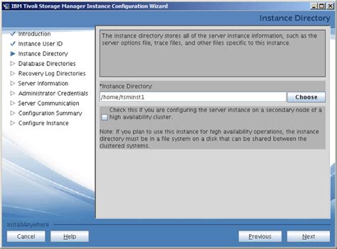 How To Configure Tivoli Storage Manager Tsm Server Instance Using Configuration Wizard