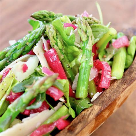 Parmesan Asparagus Salad Cooking On The Weekends