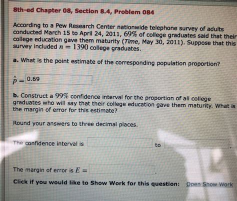 solved 8th ed chapter 08 section 8 4 problem 084 according