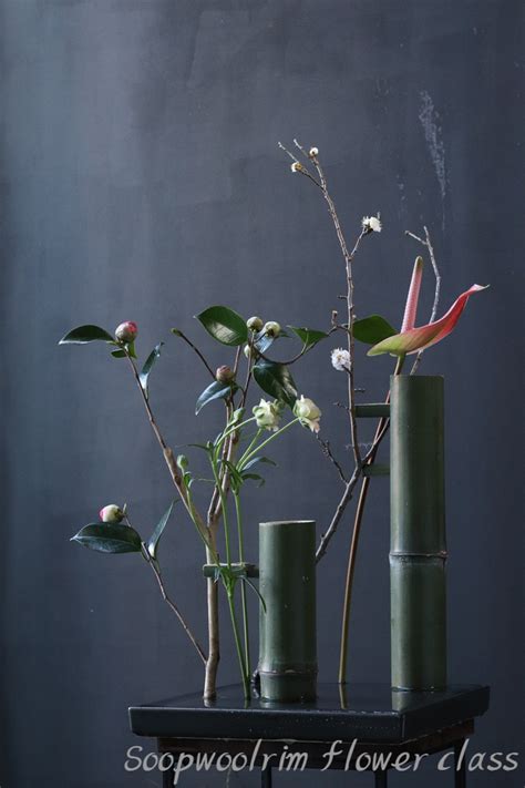 대나무 하나쿠바리 플라워레슨 마미플라워디자인스쿨 한국지정교실서촌 숲울림플라워클래스 친환경꽃꽂이 하나쿠바리수업 서촌경복궁플라워레슨 네이버 블로그