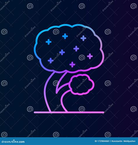 Tree Jacaranda Nolan Icon Simple Thin Line Outline Vector Of Treeicons For Ui And Ux Website