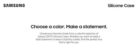 Amazon Com Samsung Galaxy S24 FE Silicone Phone Case Protective Cover With Color Variety