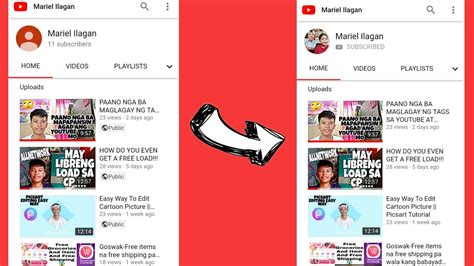 PAANO MAG LAGAY OR MAG PALIT NG PROFILE PICTURE SA YOUTUBE - YouTube