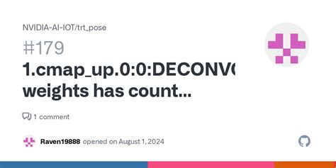 1 cmap up 0 0 deconvolution gpu kernel weights has count 2097152 but 4194304 was expected