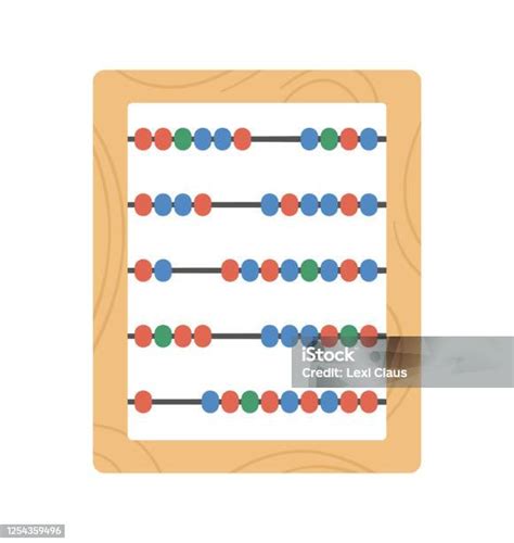 벡터 아바쿠스 아이콘입니다 학교 교육 클립 아트로 돌아갑니다 귀여운 플랫 스타일 일러스트 학습 교육 또는 수학 과목 개념 주판에 대한 스톡 벡터 아트 및 기타 이미지