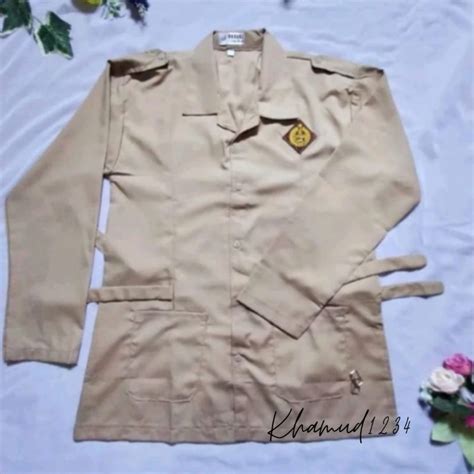 Jual Baju Pramuka Cewe Tali Pinggang Smp Sma Seragam Sekolah Baju Pramuka Smp Baju Pramuka Cewe