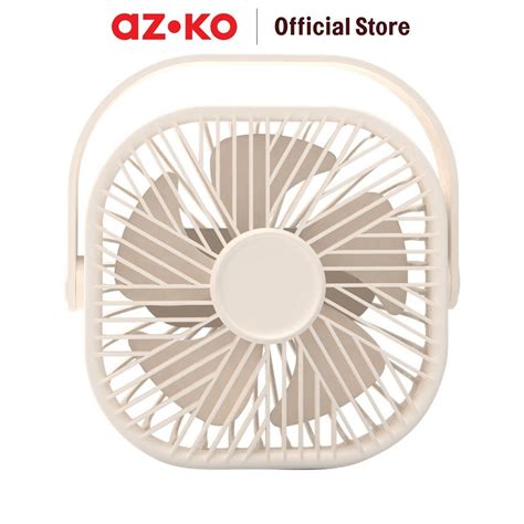 Jual Azko Memoo Kipas Angin Meja Mini Rechargeable Pink Desk Fan Penyejuk Ruangan Kipas Baling
