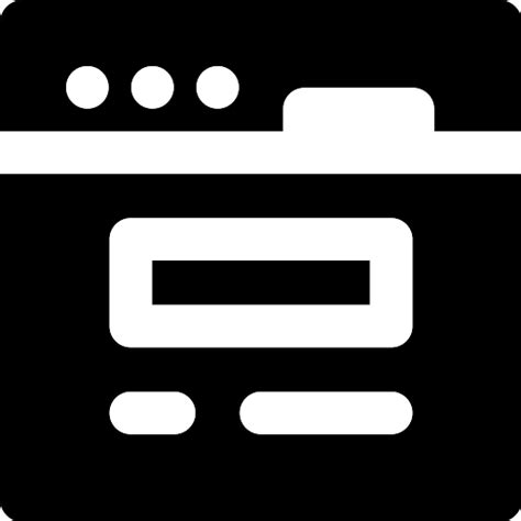 Browser Ui Vector SVG Icon SVG Repo