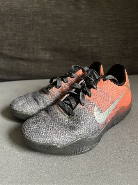 Nike Kobe 11 Xi Easter Gs Grey Orange Size 4y Us Snea Gem