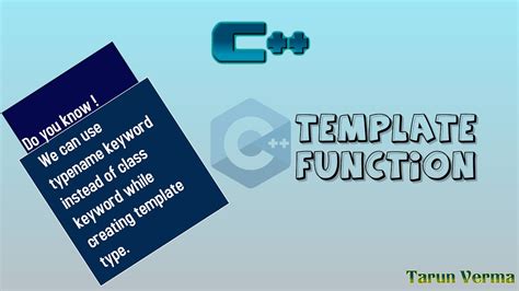 Templates In C Function Template In C In Hindi YouTube