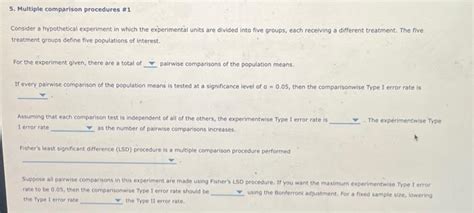 Solved Consider A Hypothetical Experiment In Which The