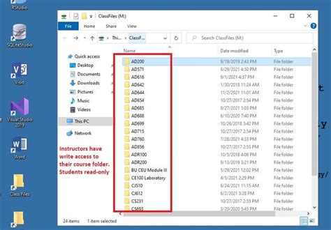 class files folder in virtual labs met information technology