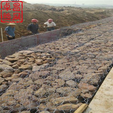 修建河道堤岸石笼网防洪固坡石笼网河畅水清 知乎