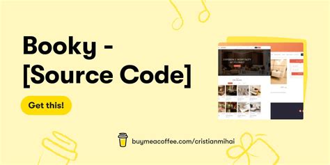 Booky Source Code Buymeacoffee