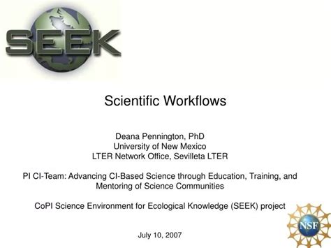 Ppt Scientific Workflows Powerpoint Presentation Free Download Id 725436