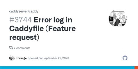error log in caddyfile feature request · issue 3744 · caddyserver