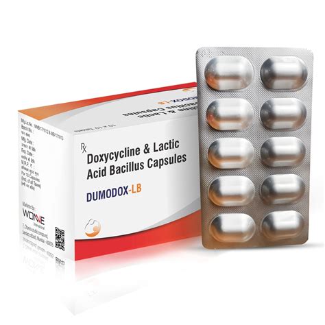 Doxycycline And Lactic Acid Bacillus Capsules Dumodox Lb Capsules