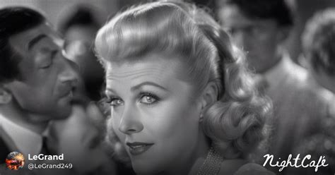 Ginger Rodgers In Movie Scene Ginger Rogers In Classic Mo