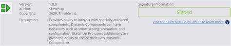 sketchup component options disappears sketchup sketchup community