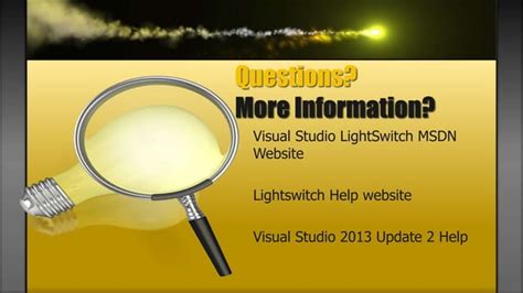 Introduction To Visual Studio Lightswitch Ppt