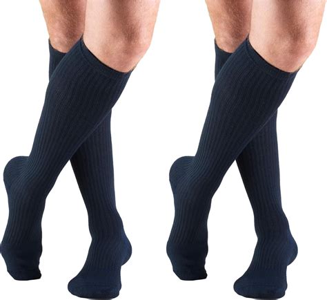 Truform Mens 15 20 Mmhg Knee High Cushioned Athletic