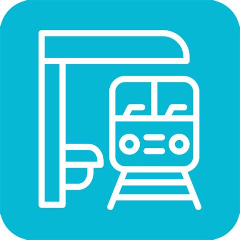 Train Platform Vector Icon Design Illustration 21920508 Vector Art At Vecteezy