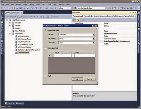 Ms Dynamics Ax 2012 How To Create Ssrs Report With Parameters In Ms