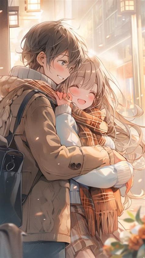 Cute Anime Couple Aesthetic Romantic Wallpaper Images And Photos