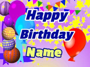 Happy Birthday  Images With Photo And Name Images