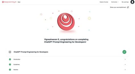 vigneshwaran e on linkedin ai chatgpt promptengineering